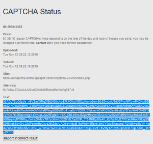 Solving reCaptcha v2 and submitting via POST – Blog