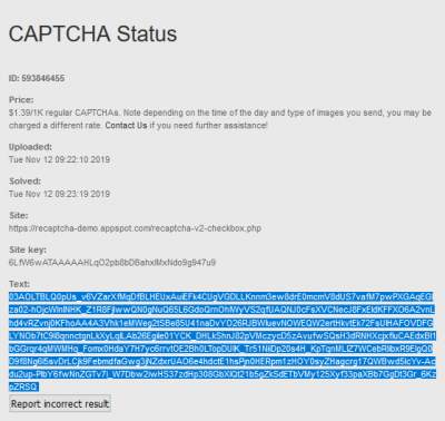 Solving reCaptcha v2 and submitting via POST – Blog